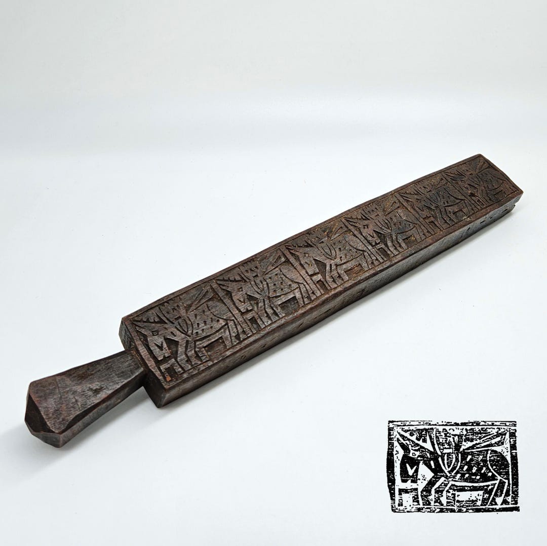 Rare Mien Yao Taoist Shaman’s Chop or Stamp, Religious Ritual Object ...
