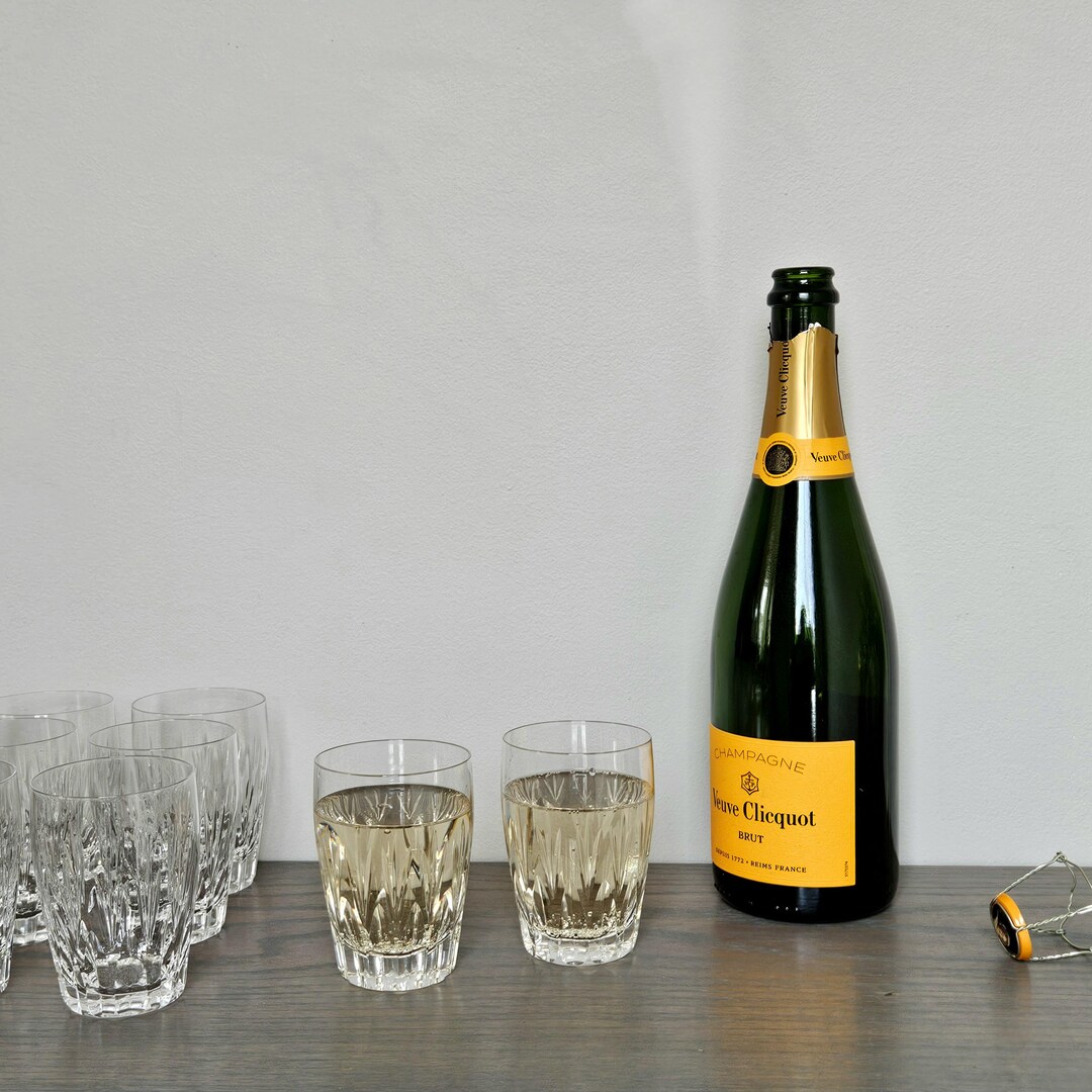 Vintage Stuart Crystal Glasses: Salisbury/lichfield Pattern, Set of 8 ...