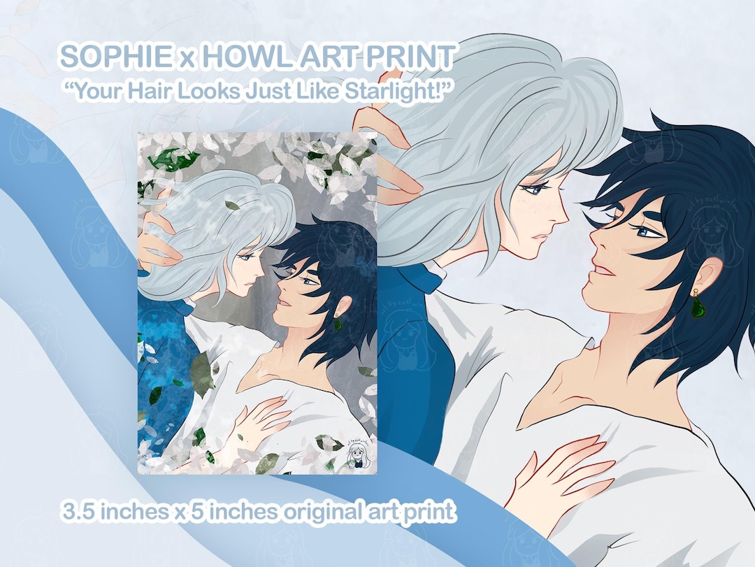 SOPHIE X HOWL Art Print | Your Hair Looks Just Like Starlight | 3.5 ...