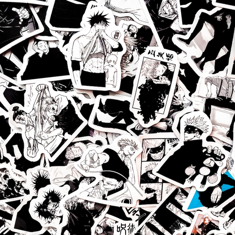 100PCS Gojo Satoru Stickers, Comic Art Aesthetic Stickers, Pop Culture ...