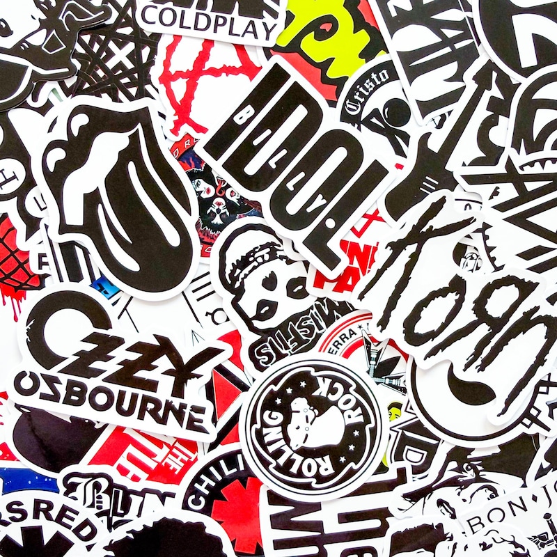 Punk Band Sticker - Etsy UK