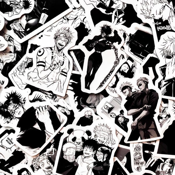 Jjk Gojo Laptop Sticker - Etsy