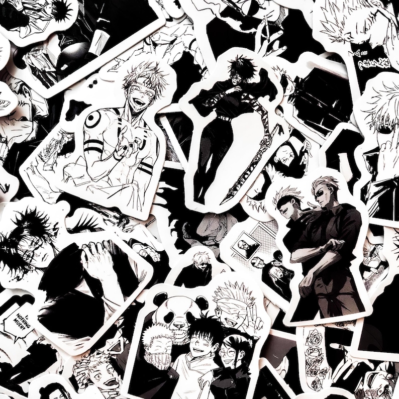 100PCS Gojo Satoru Stickers, Comic Art Aesthetic Stickers, Pop Culture ...