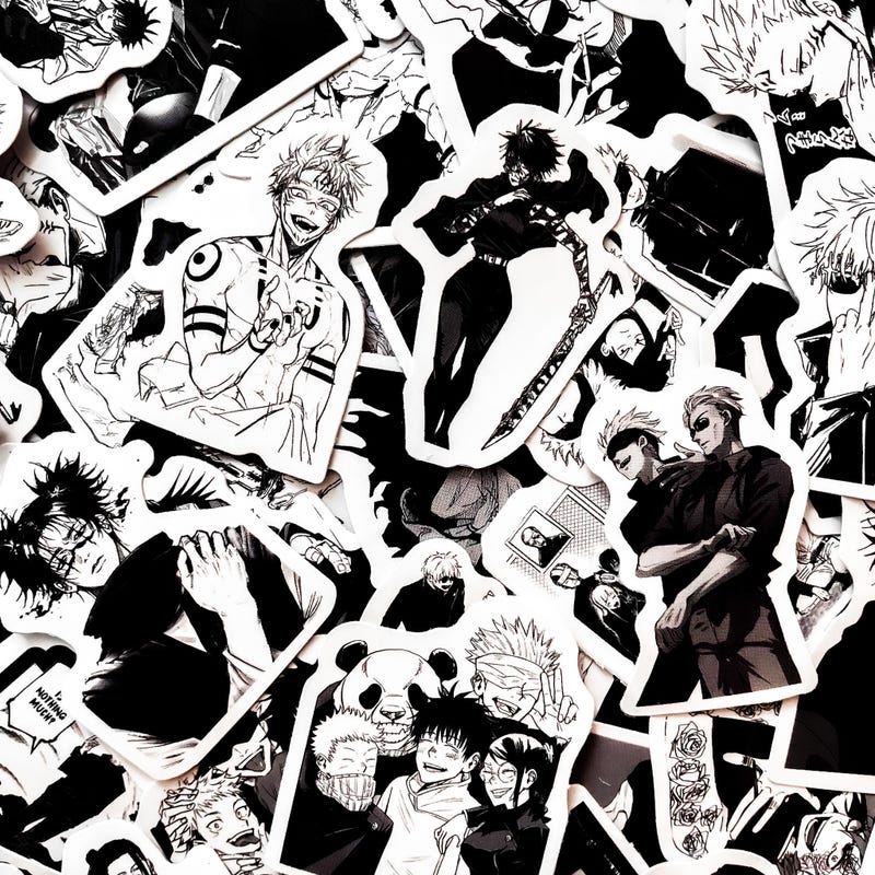 Anime Stickers 100pcs - Etsy