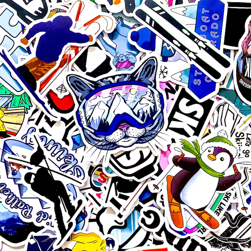 Snowboard Stickers - Etsy