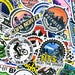 50pcs Cycling Stickers for Mountain Bikers, Adventure Bike Decals ...