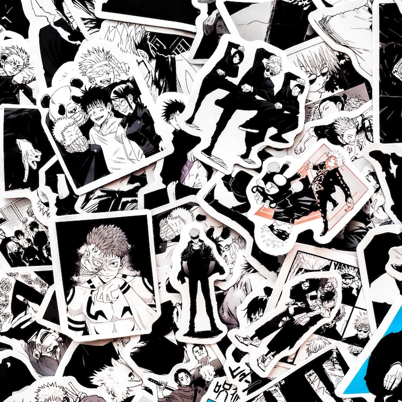 100PCS Gojo Satoru Stickers, Comic Art Aesthetic Stickers, Pop Culture ...