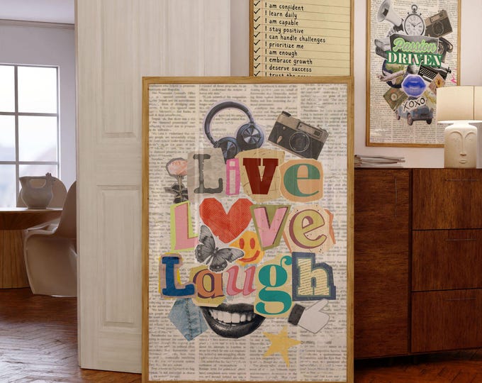 Magazine Cut-outs Collage Digital Wall Art/poster - Etsy Canada