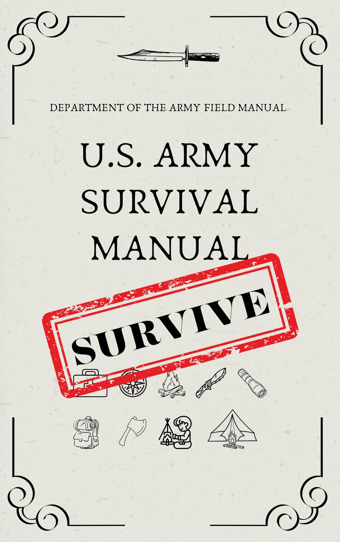 US Army Survival Manual: Survival Skills Survival Guide Survival ...