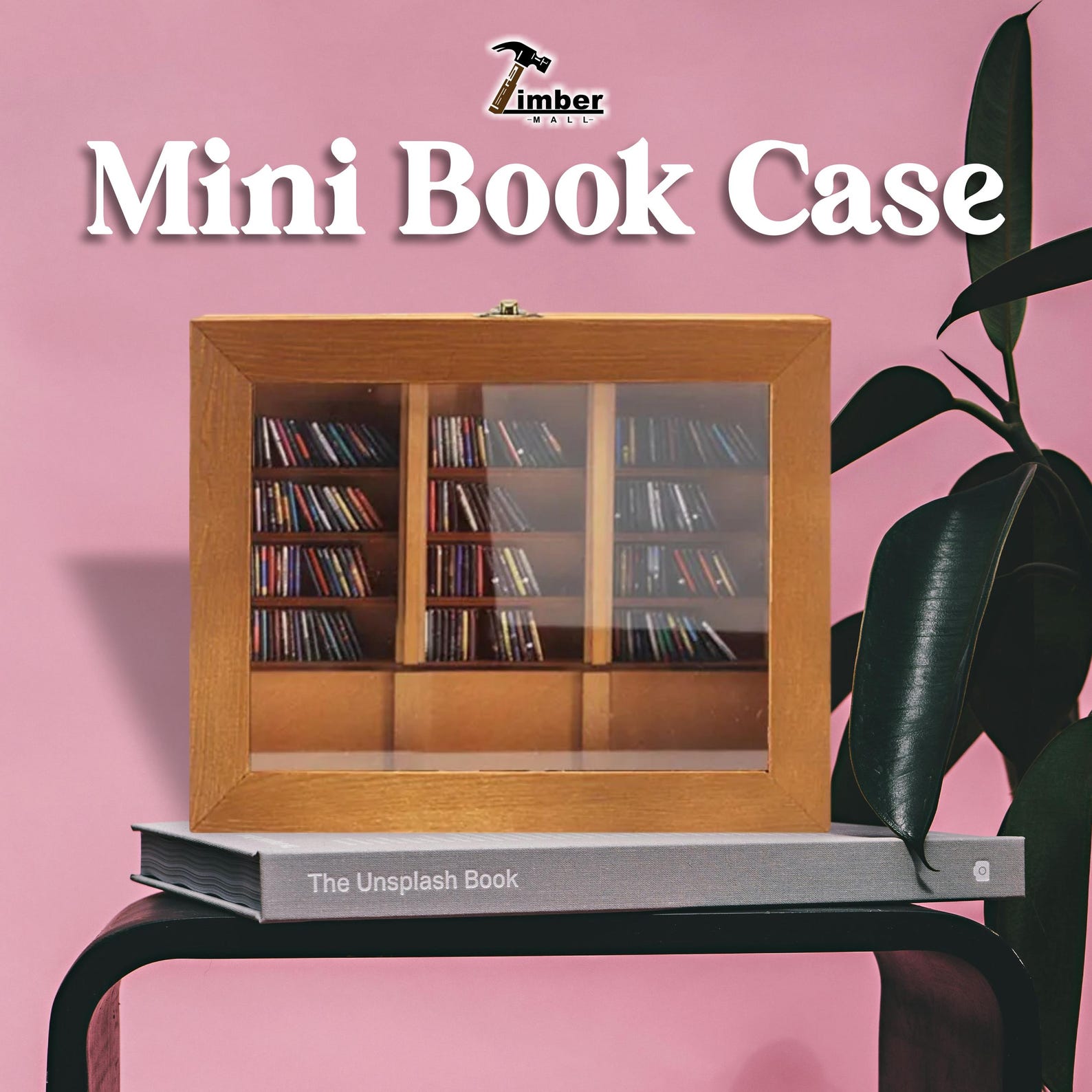 Sleek Anxiety Relief Mini Bookcase Miniature Model Bookshelves Book ...