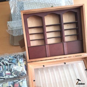Sleek Anxiety Relief Mini Bookcase Miniature Model Bookshelves Book ...