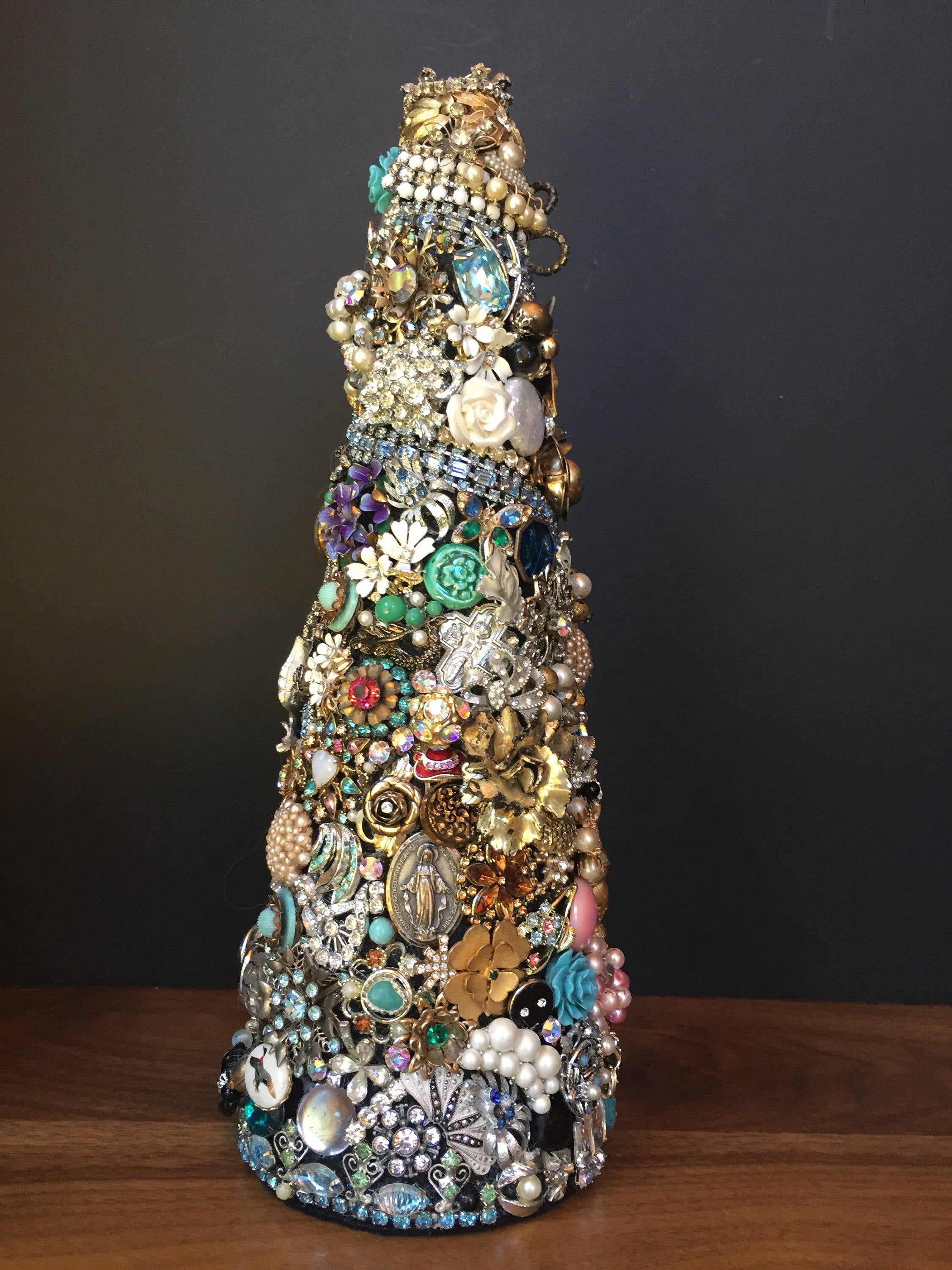 Vintage Jeweled Tree - Etsy
