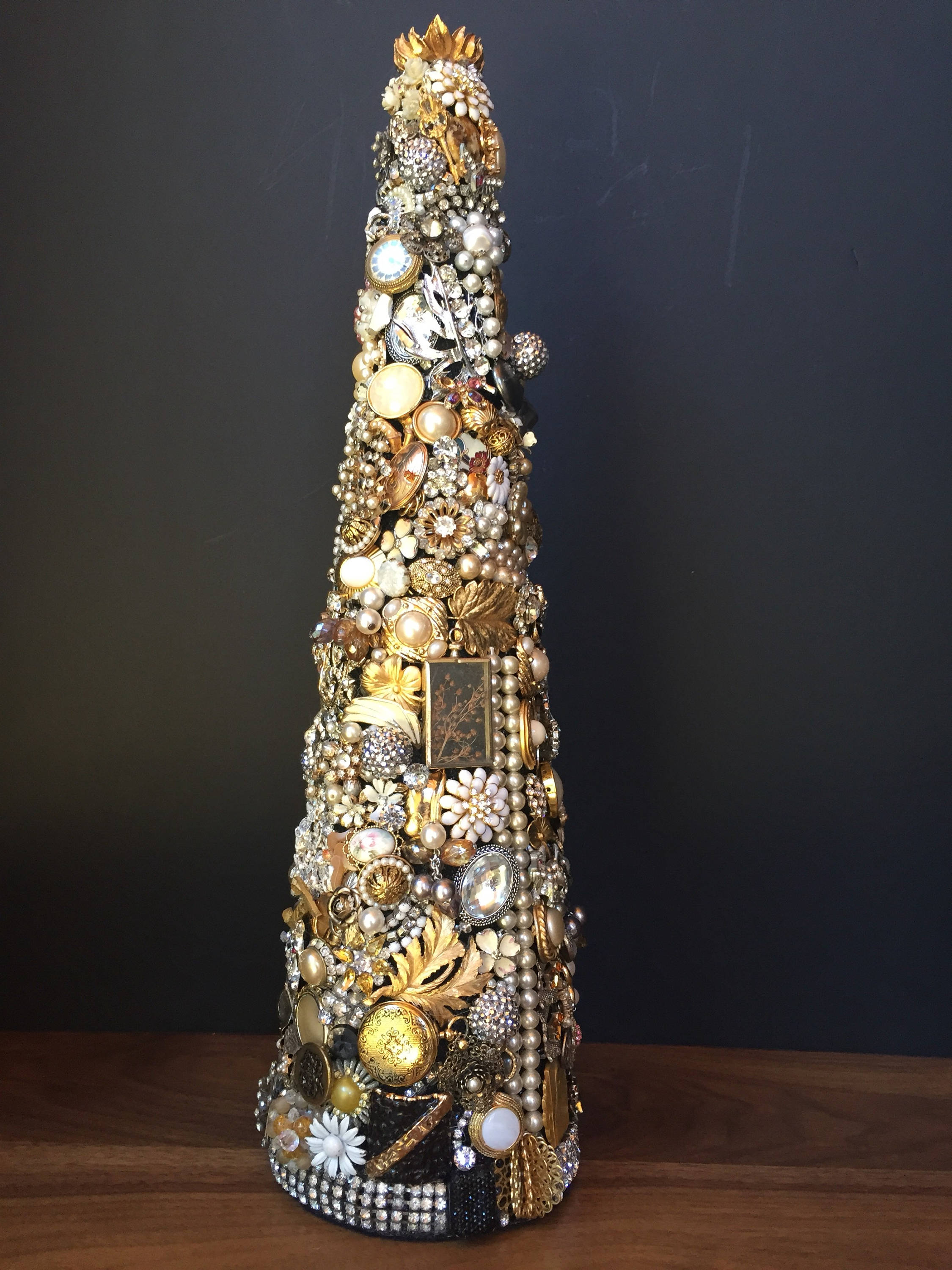 Vintage Jeweled Tree - Etsy