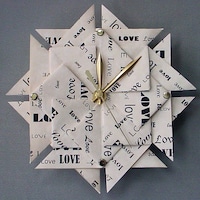Paper Clock - Etsy