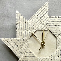 Paper Clock - Etsy