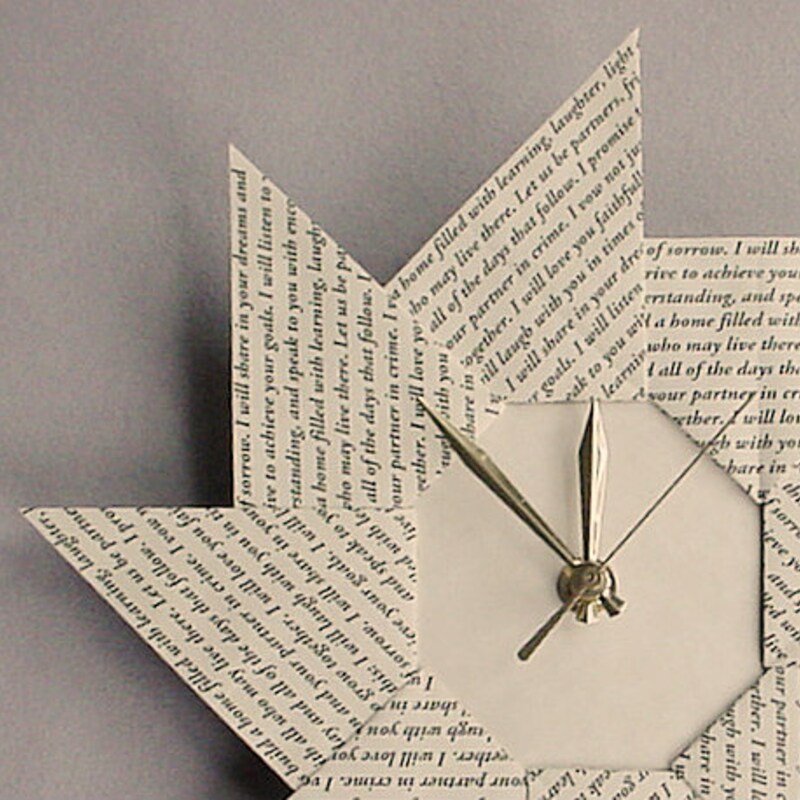 Paper Clock - Etsy