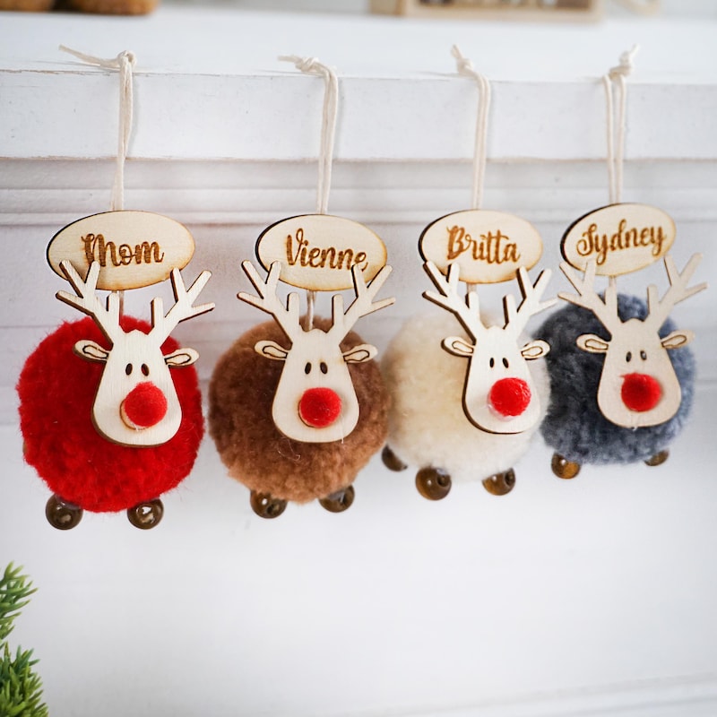 Reindeer Ornament - Etsy