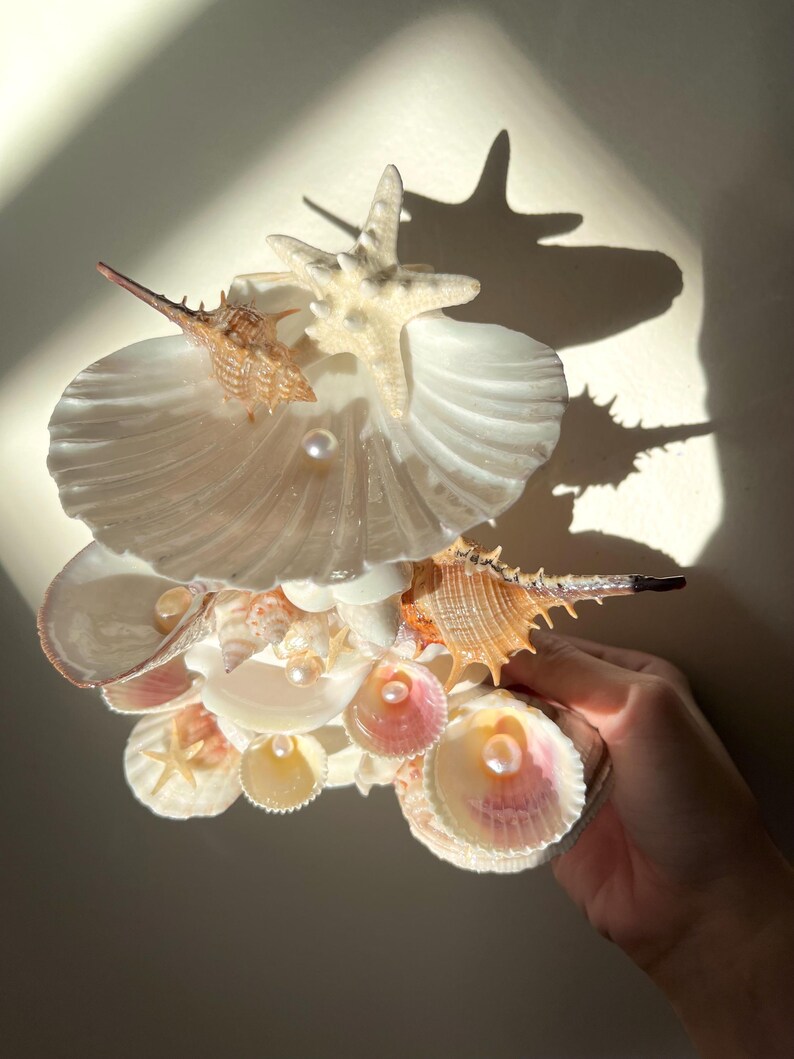 Seashell Jewelry Holder, Jewelry Display, Ocean Aesthetic, Beach ...