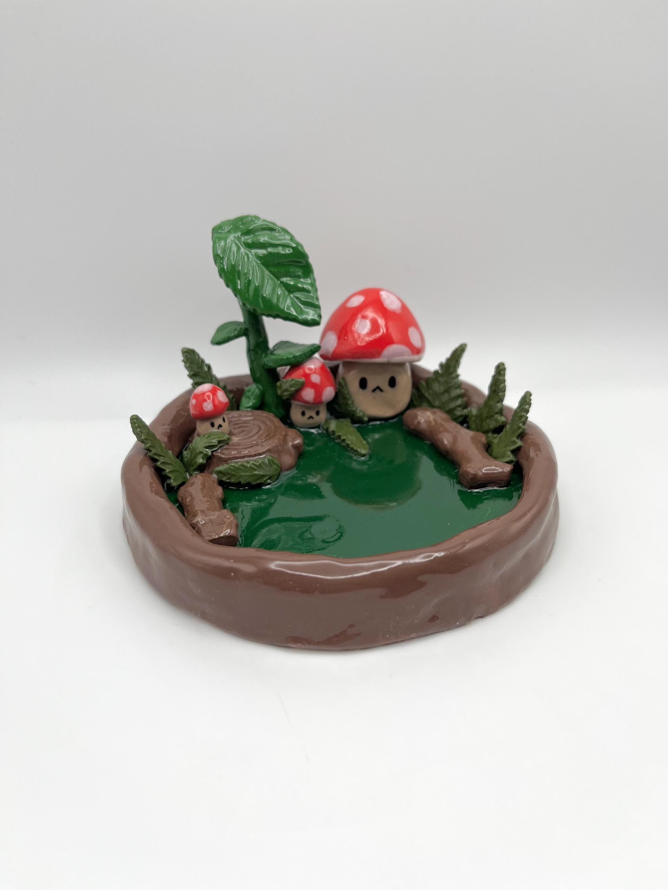 Woodland Mushroom Trinket Dish, Toadstool, Jewelry Storage, Jewelry ...