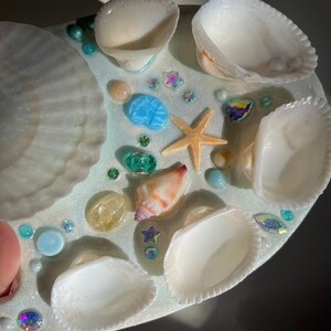Seashell Paint Palette, Ocean Aesthetic, Beach Aesthetic, Genuine ...