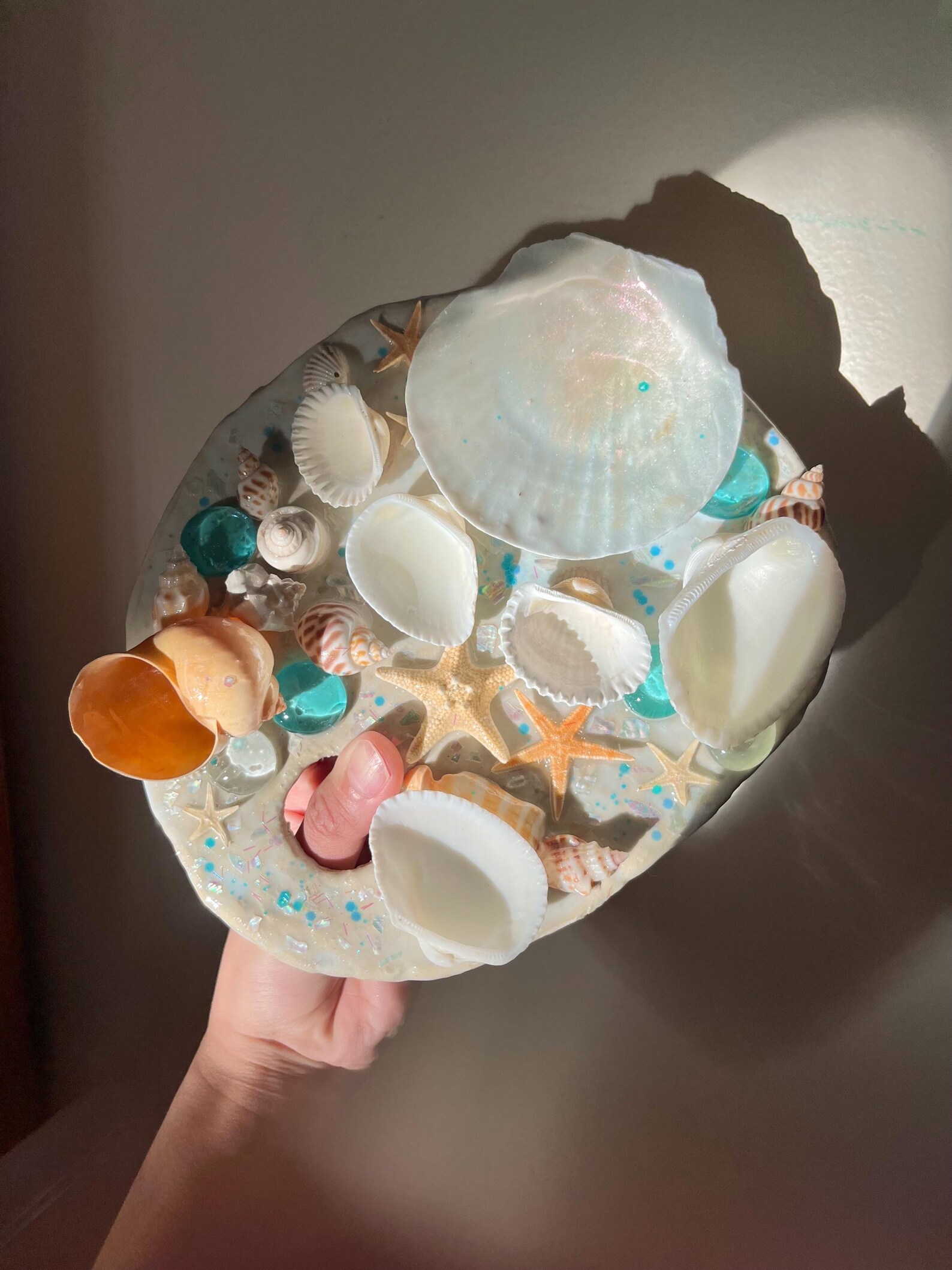 Seashell Paint Palette, Ocean Aesthetic, Beach Aesthetic, Genuine ...