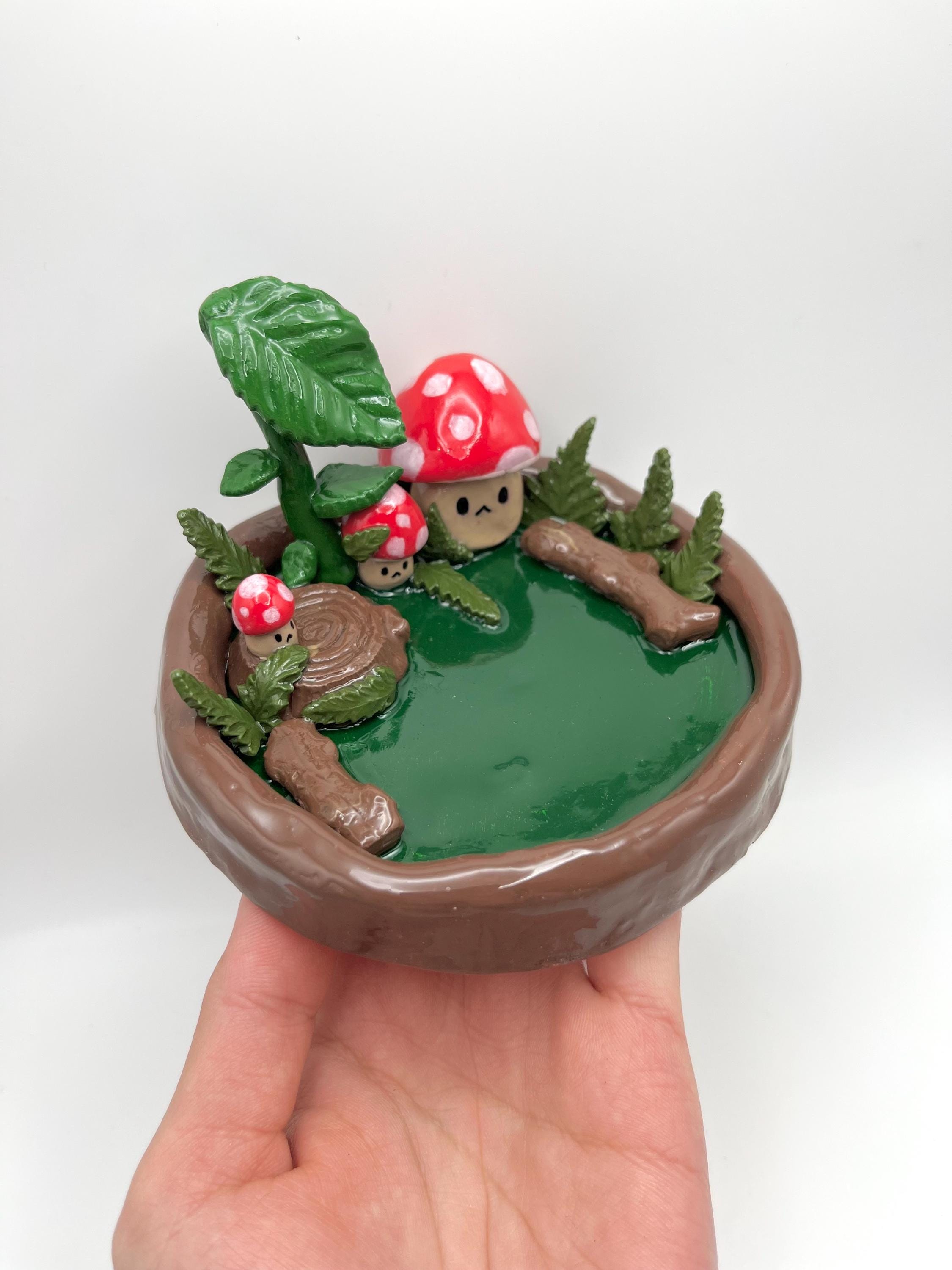 Woodland Mushroom Trinket Dish, Toadstool, Jewelry Storage, Jewelry ...