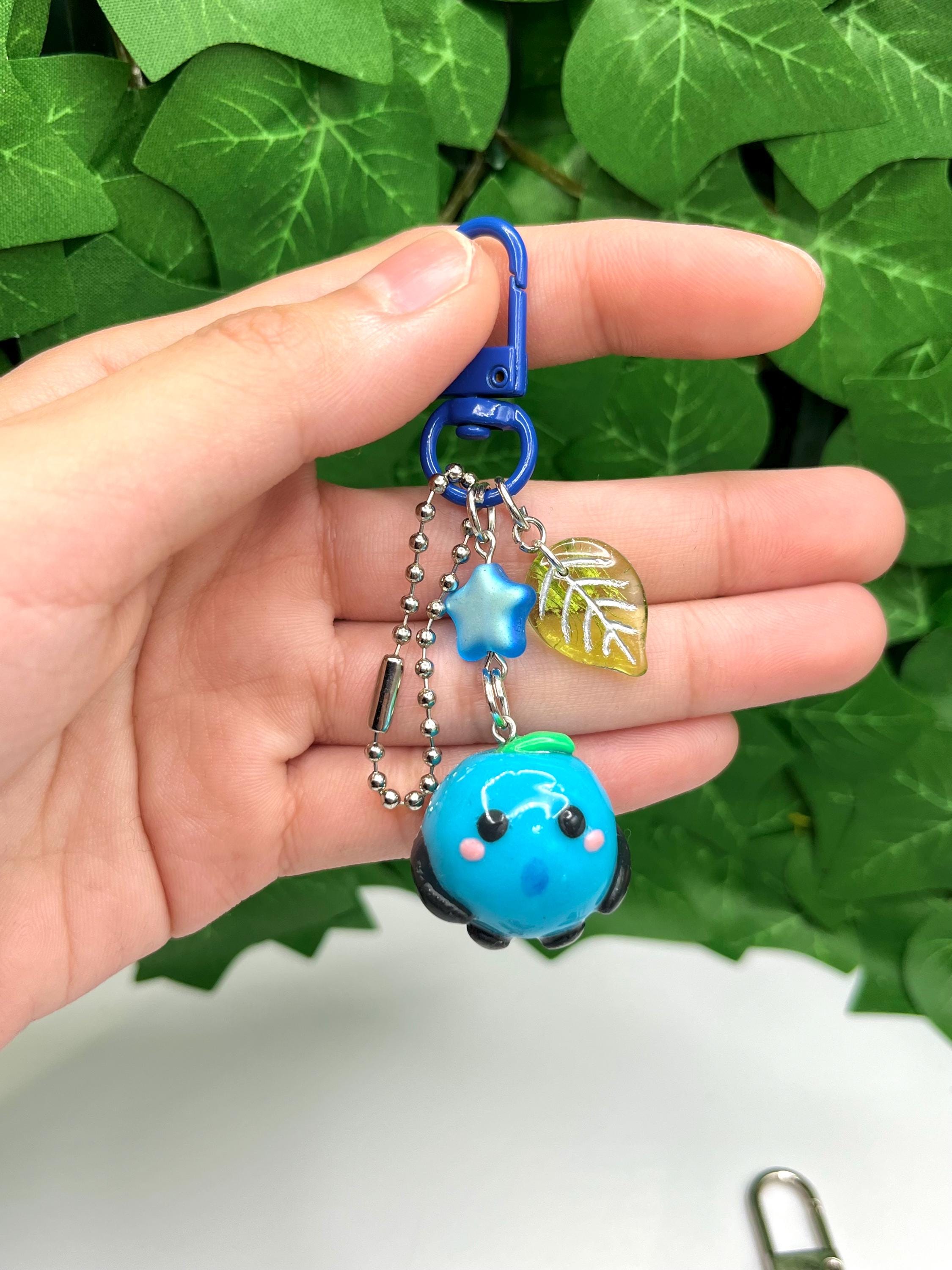 Junimo Keychain, Gamer Keychain, Stardew, Farming Sim Keychain, Beaded ...