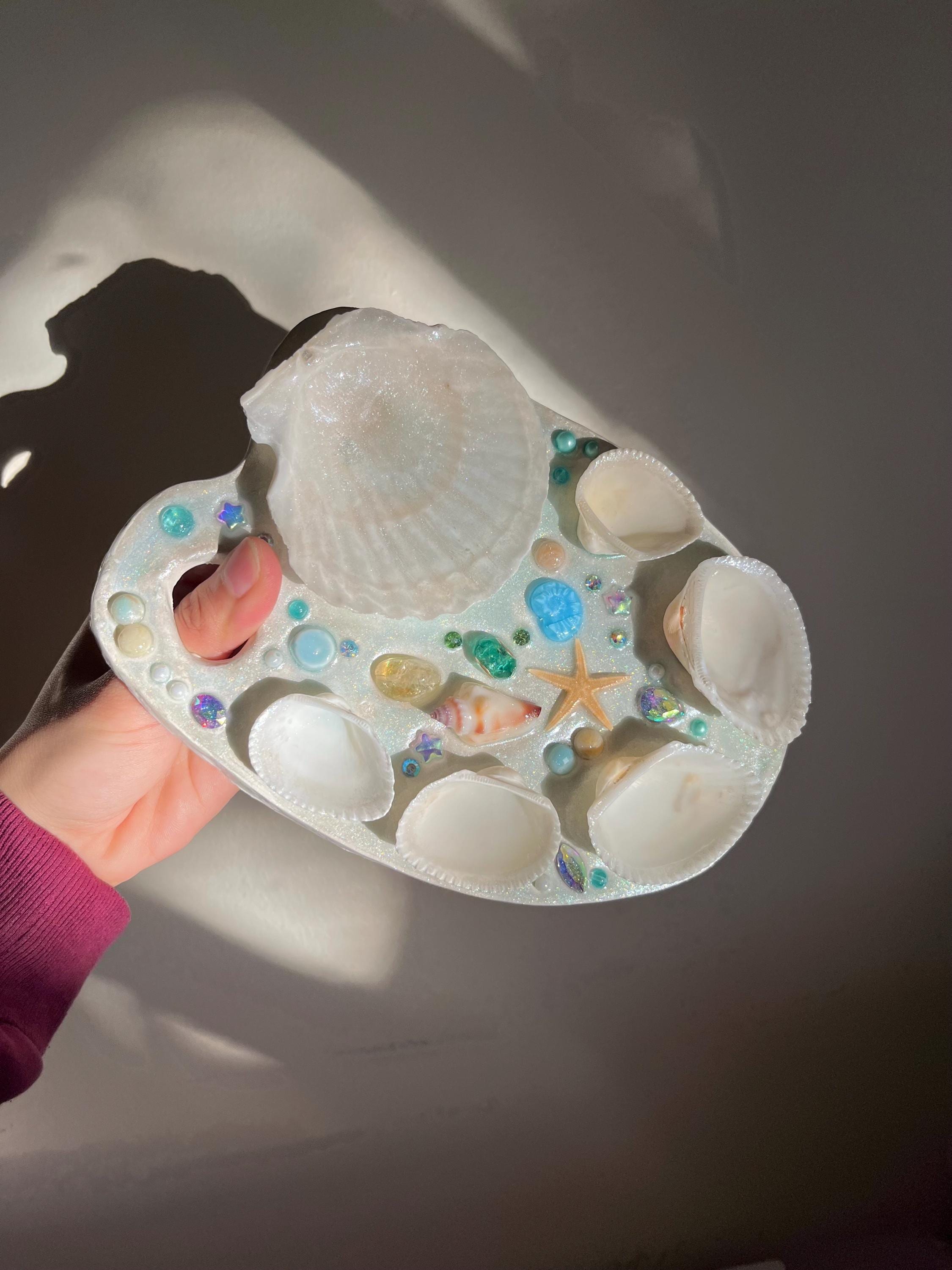 Seashell Paint Palette, Ocean Aesthetic, Beach Aesthetic, Genuine ...