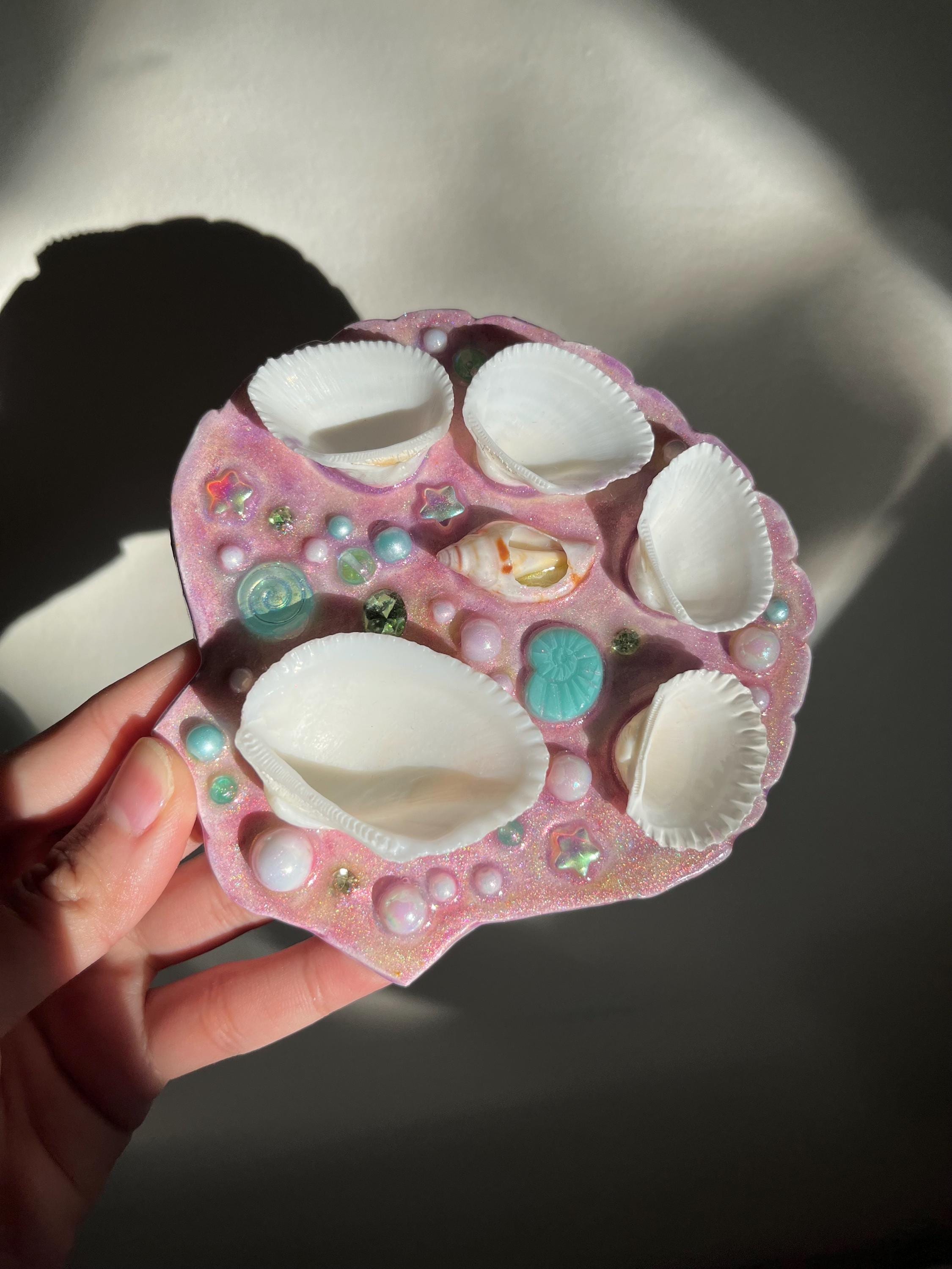 Seashell Paint Palette, Ocean Aesthetic, Beach Aesthetic, Genuine ...