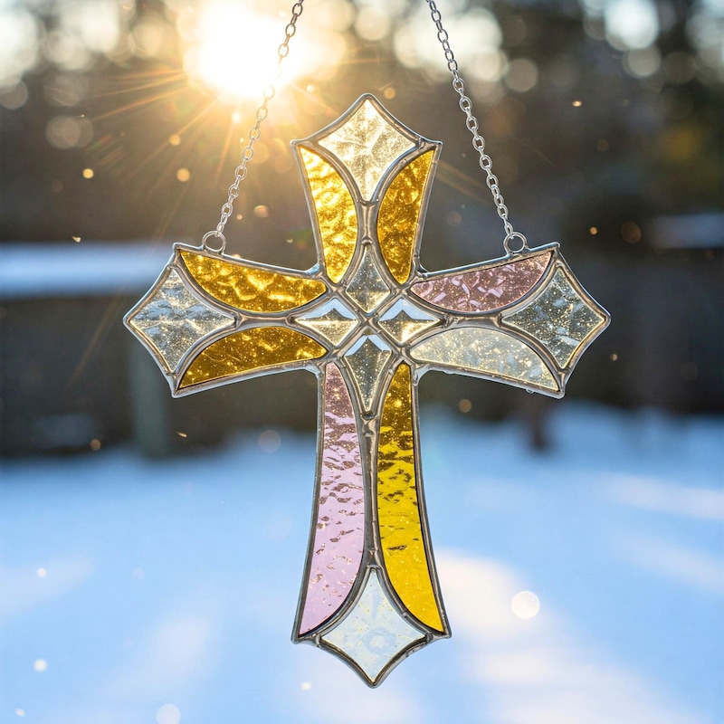 Crosses Stain Glass - Etsy