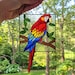 Scarlet Macaw Stained Glass Pattern Digital Download, Red Parrot Faux ...