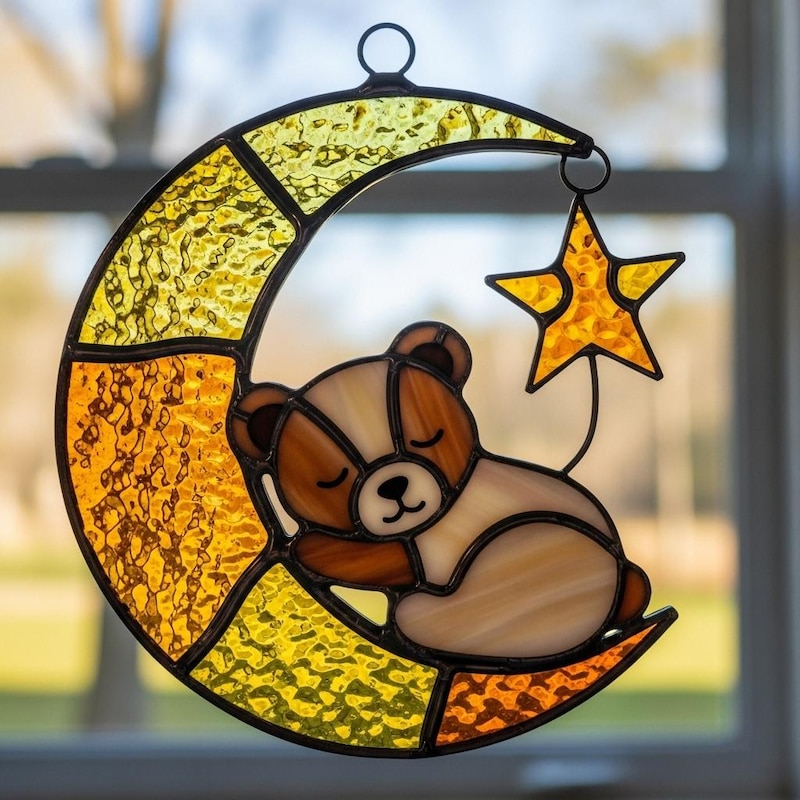 Kids Room Stained Glass - Etsy UK