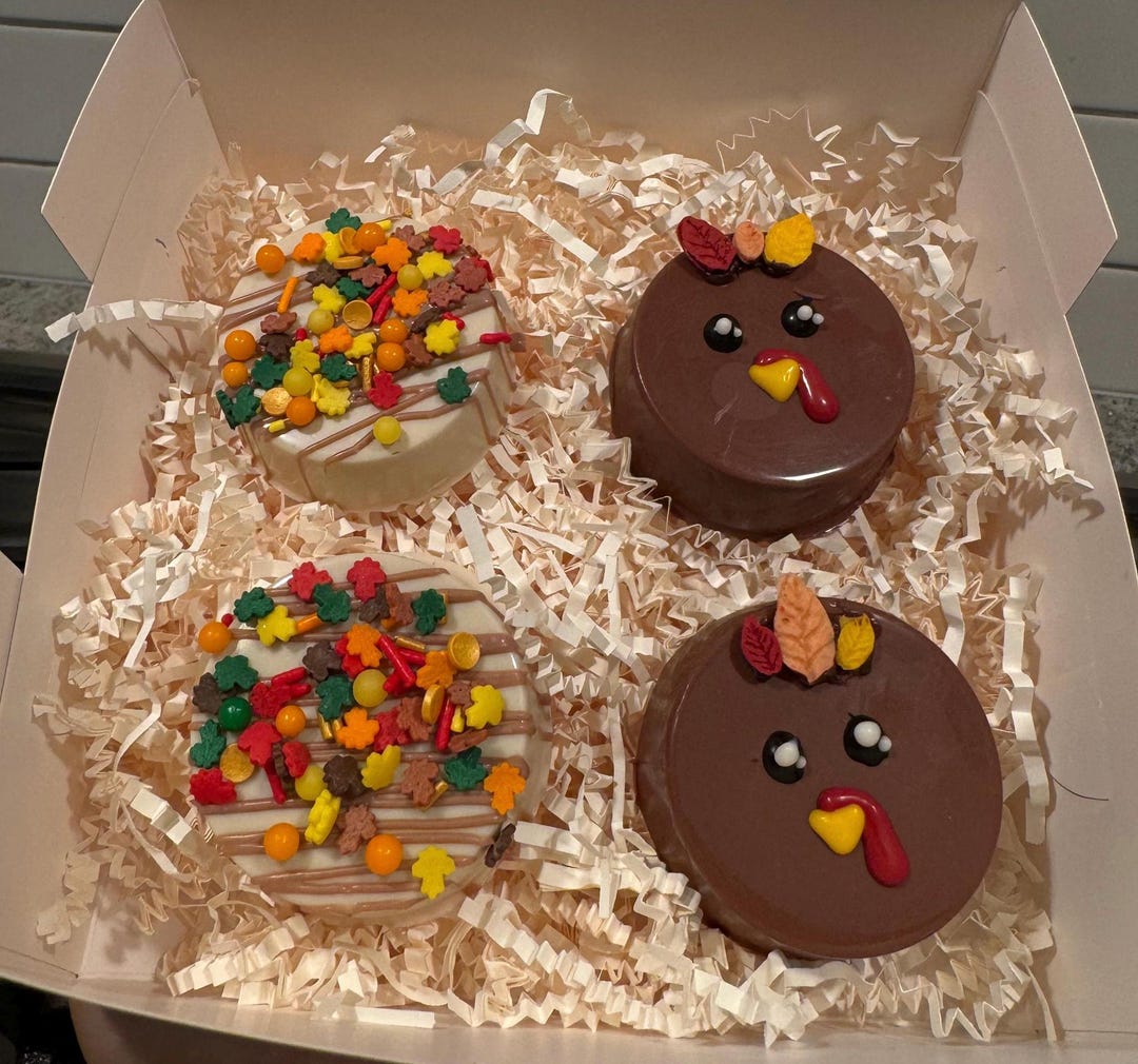 Chocolate Covered Oreos/thanksgiving Oreos/oreos/thanksgiving Desserts ...