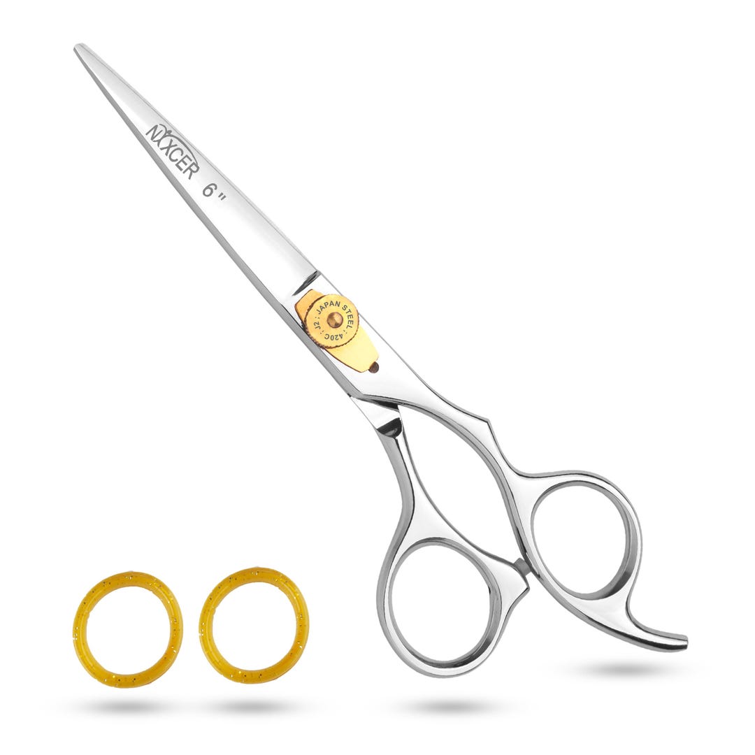Nixcer Professional Hair Series 6" - Fancy Hair Cutting Scissors With ...