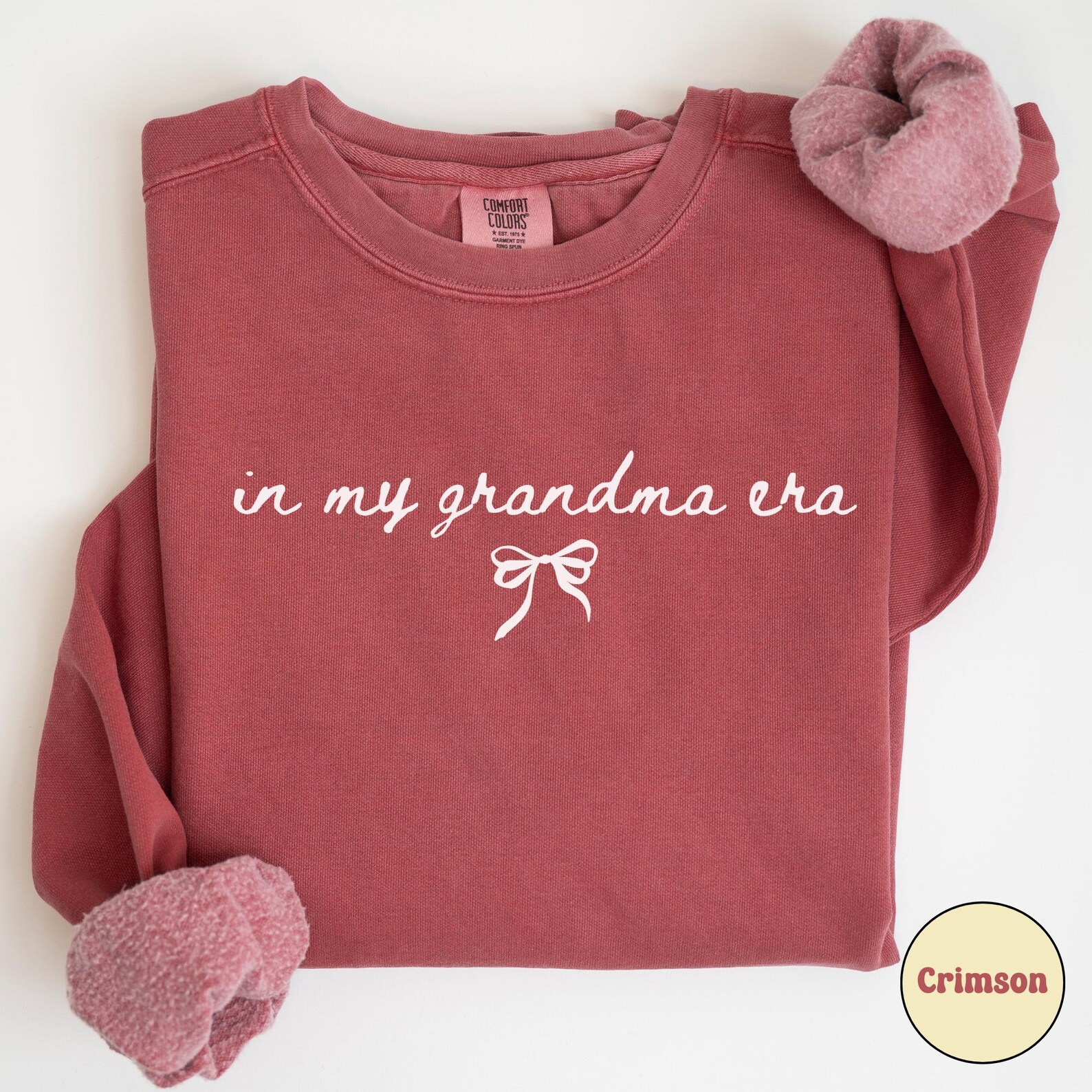 Comfort Colors in My Grandma Era Sweatshirt, Nana Sweatshirt, New ...