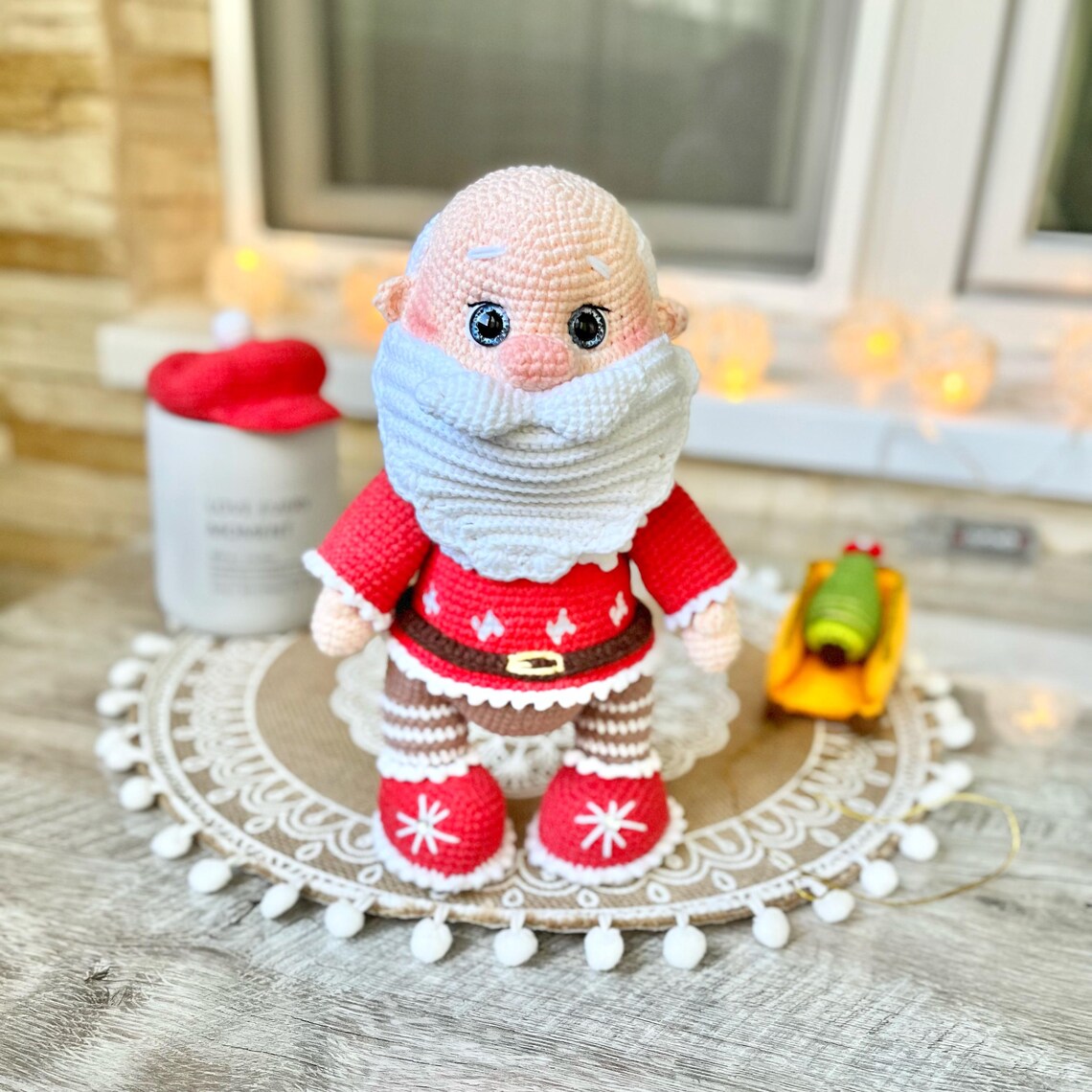 Crochet Pattern Santa Clause, Amigurumi Clause Pattern, Crochet Santa ...