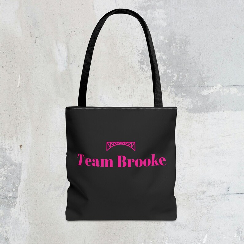 Tote Bag Team Brooke One Tree Hill Personalized Canvas Totes, Custom ...
