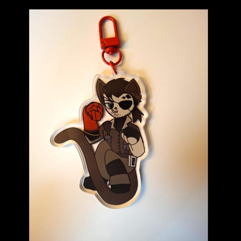 Metal Gear Rising and Metal Gear Solid Catboy Keychains 2.5- 3.5 in | - Etsy