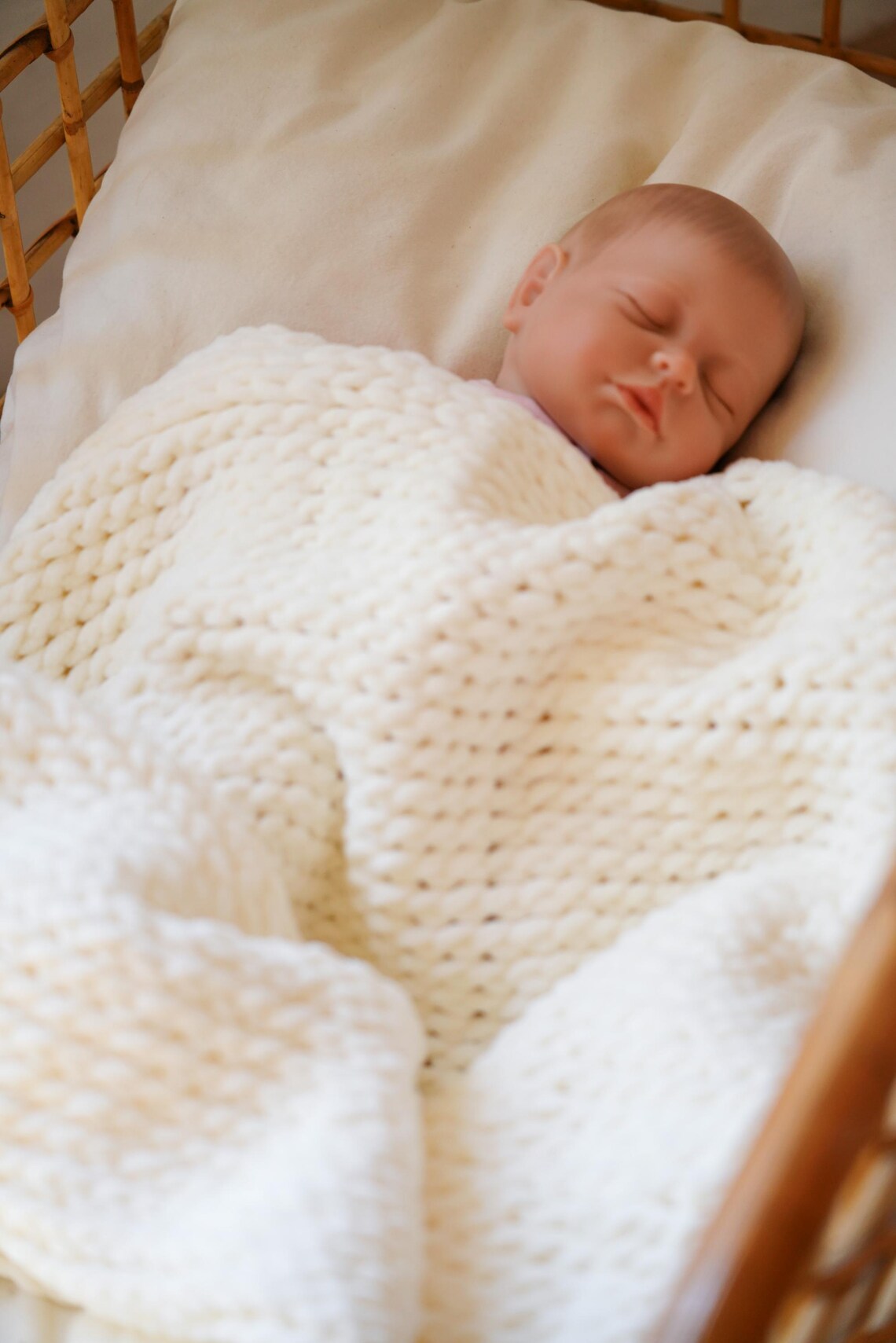 White Baby Blanket, Baby Organic Blanket, Baby Soft, Baby Soft Blanket ...