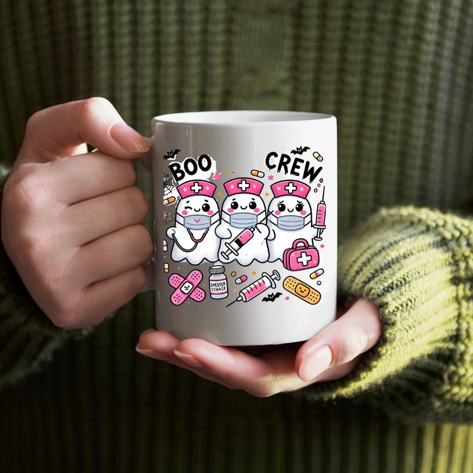 Boo Boo Crew Png, Ghost Nurse Png, Nurse Halloween Png, Pink Ghost Png ...