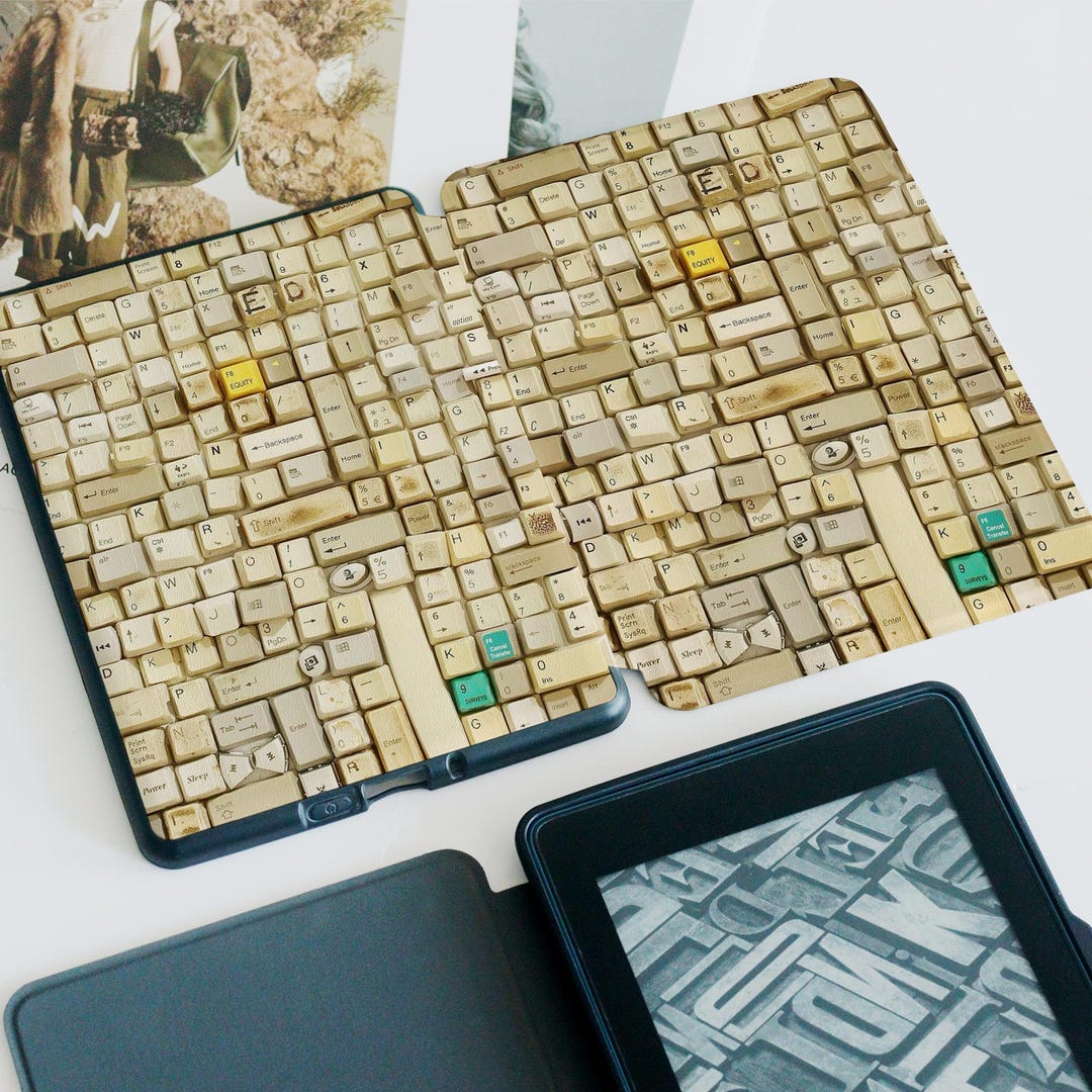 Vintage Worn Keyboard Customized Paperwhite 1/2/3/4,kindle 2019/2022 ...