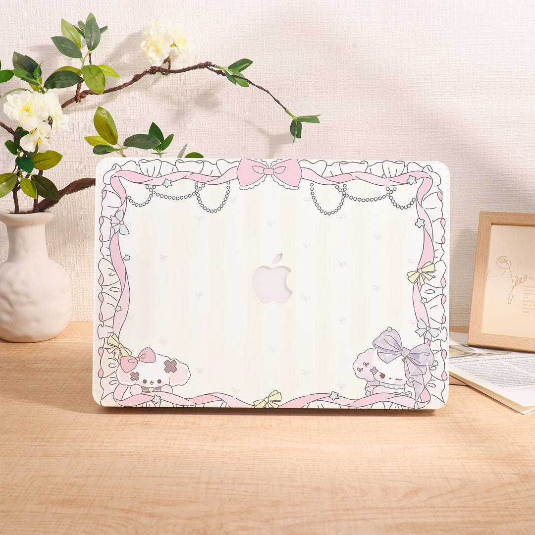 Kawaii Mikko Pink Personalized 2024 MacBook Case, Air 11 13 15 Pro 14 ...