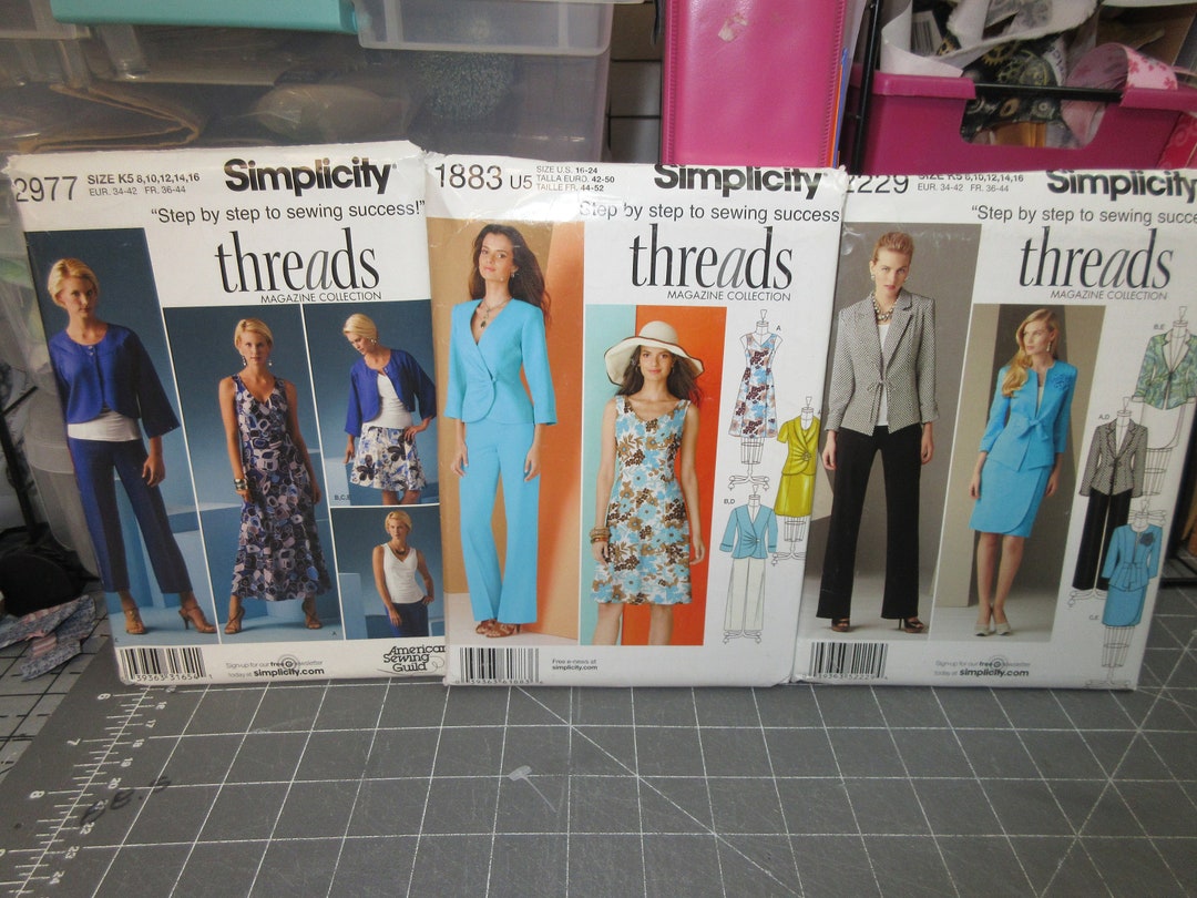 Simplicity Patterns - Threads Collection, Dresses, Pants, Skirts: 1883 ...