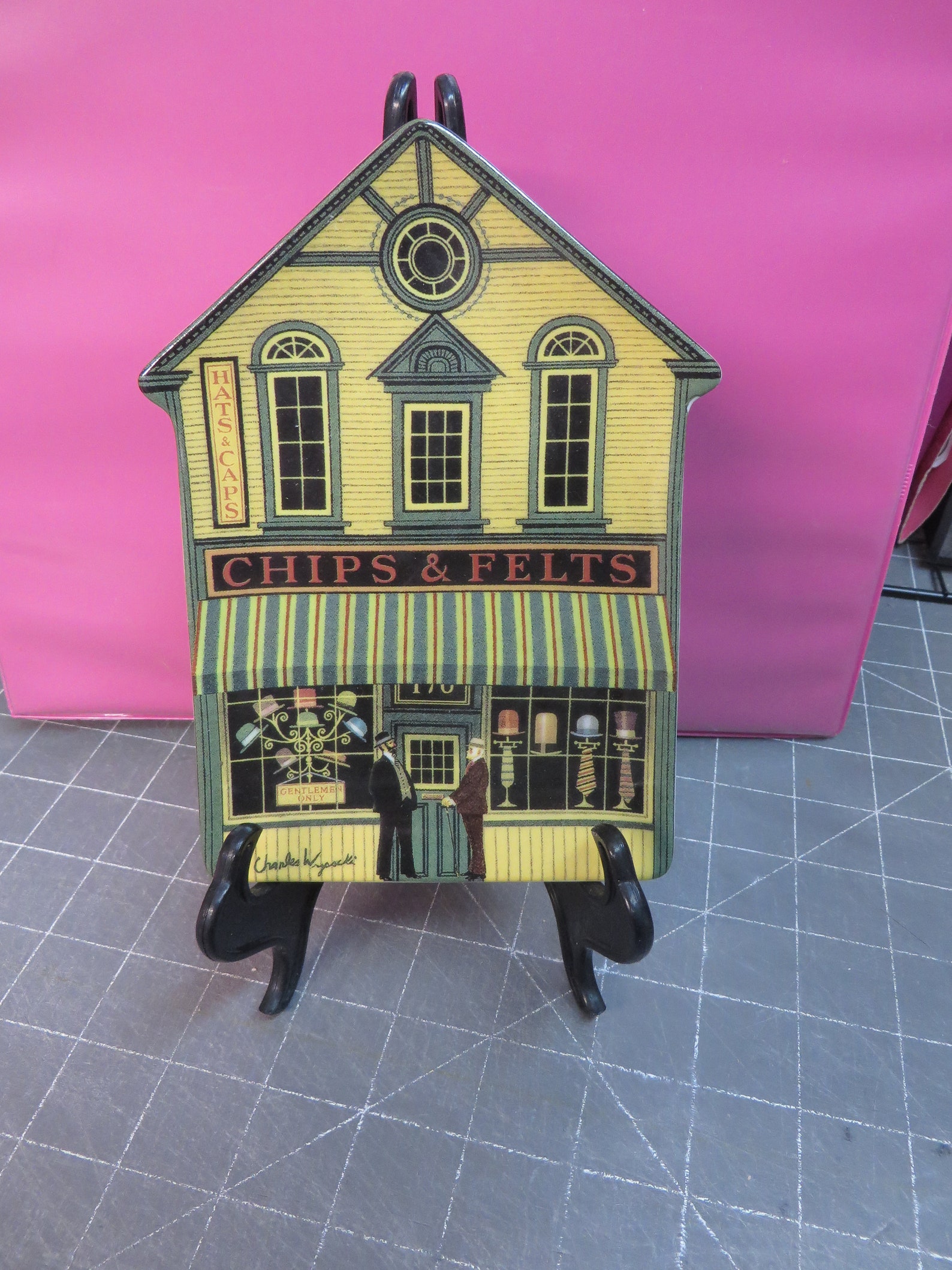 Charles Wysocki Folktown Chips& Felts 1996 Bradford Exchange Plate - Etsy
