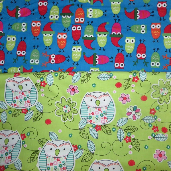 Owl Fabric - Etsy