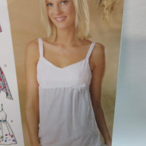 Pattern Simplicity Summer Tops, Strappy,sleevless - 4127 -in One ...