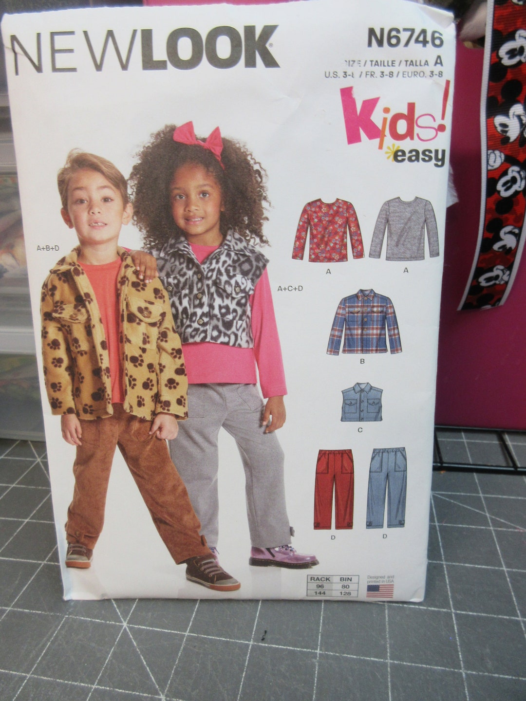 Pattern New Look N6746 - Kids Outfits Boys and Girls Sizes 3-8 - Etsy