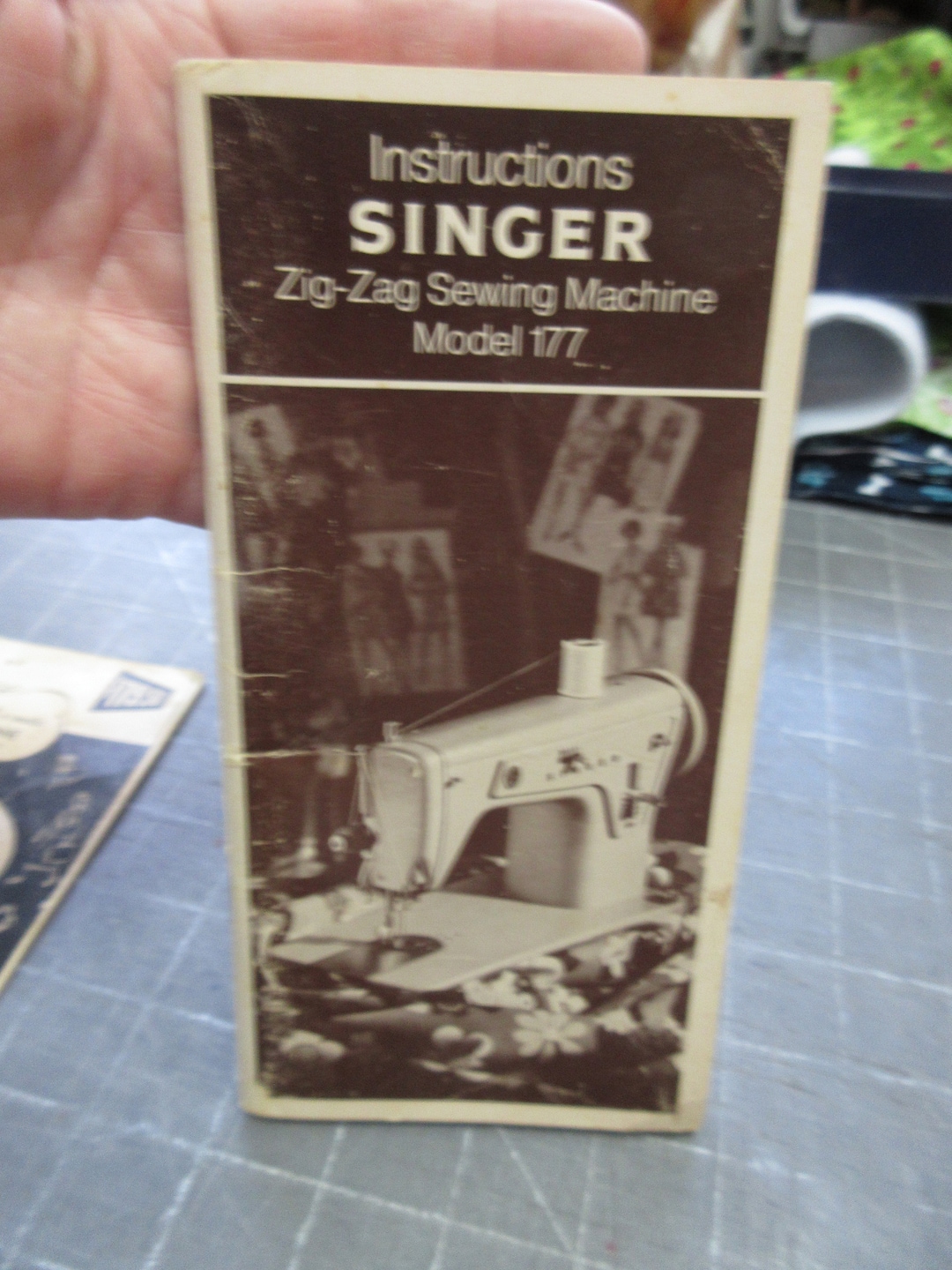 Vintage Sewing Machine Manual for Singer Zig-zag Sewing Machine Model ...