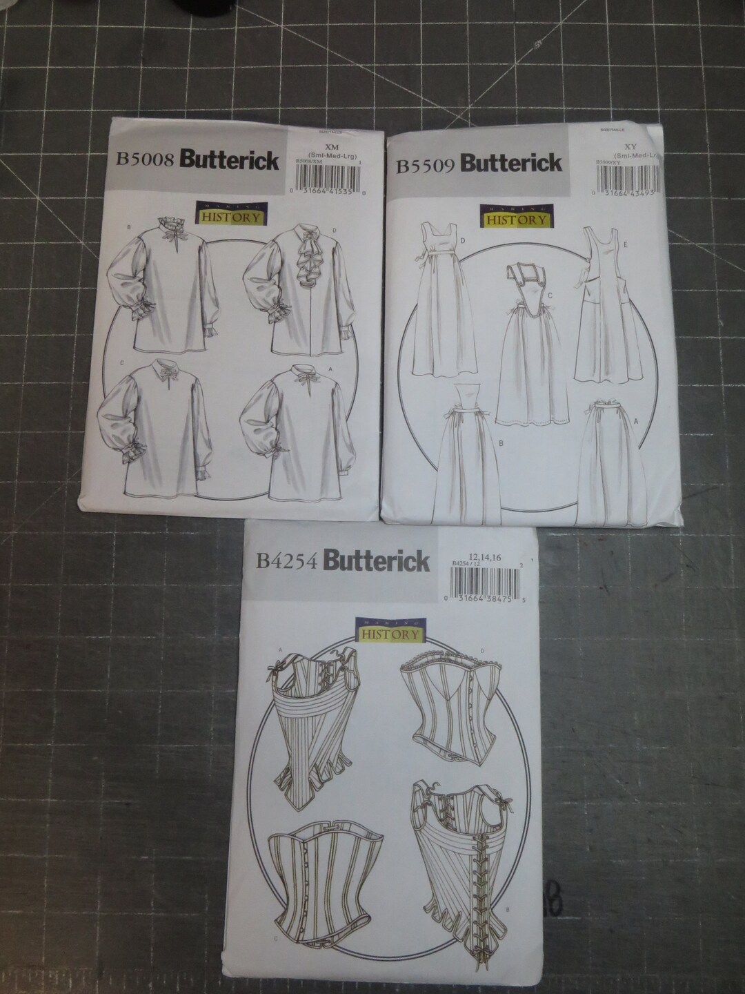 Butterick Patterns: Historical Patterns-b50008 Poet Shirt,renaissance ...