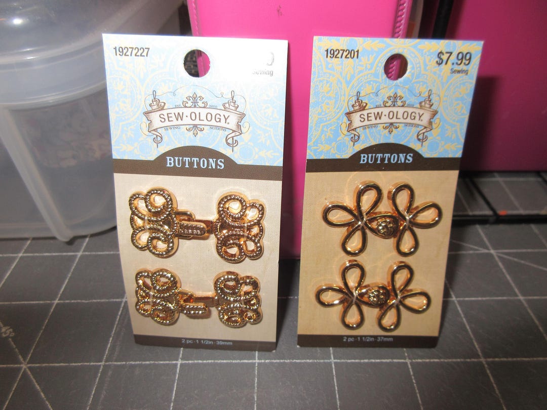 Buttons Clasps by Sew-ology: Intricate Clasp, Clasp Thinner - Etsy